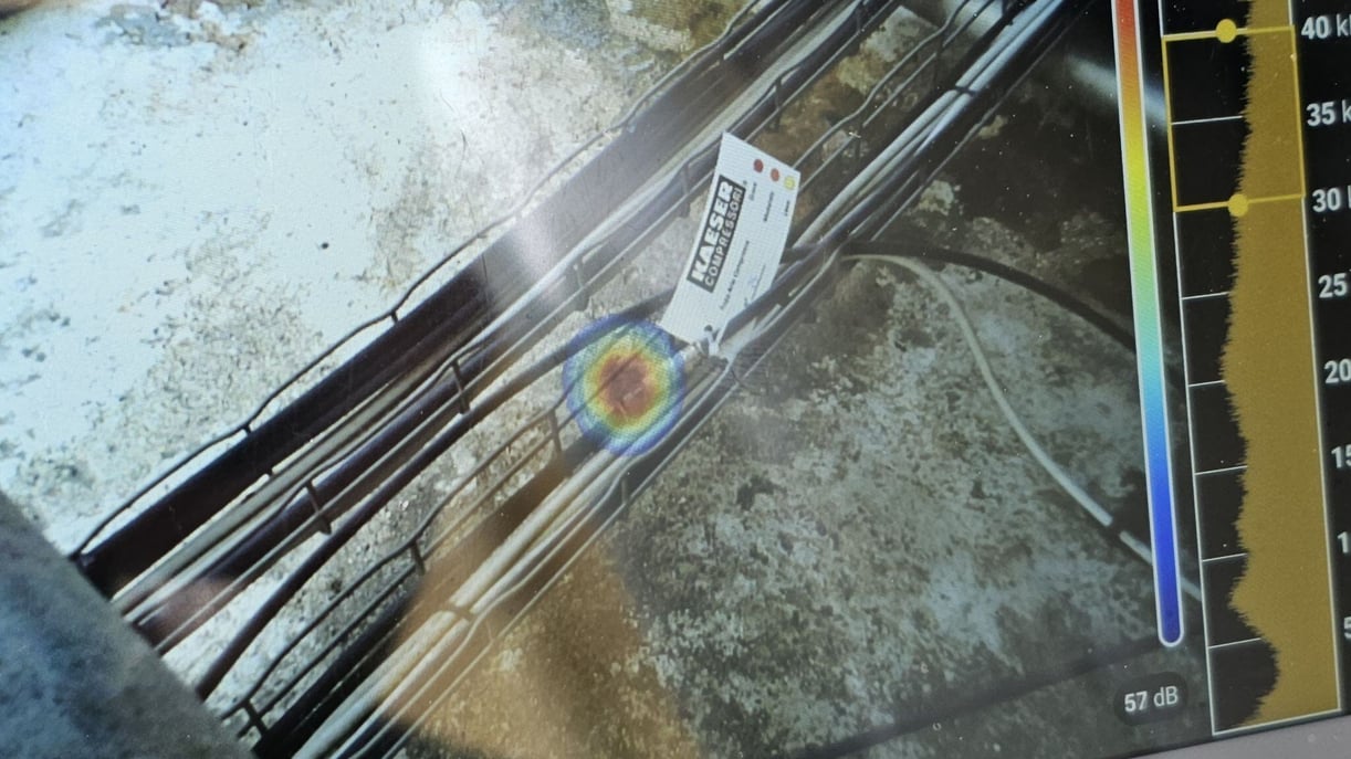 Come ricercare le perdite negli impianti d'aria compressa